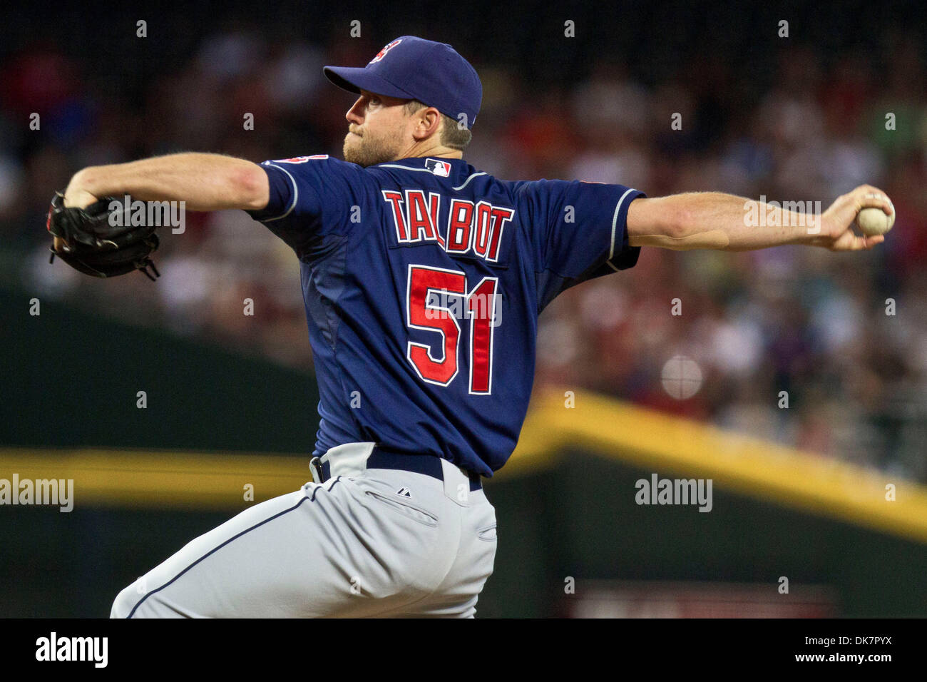 June 27, 2011 - Phoenix, Arizona, U.S - Cleveland Indians pitcher Mitch ...