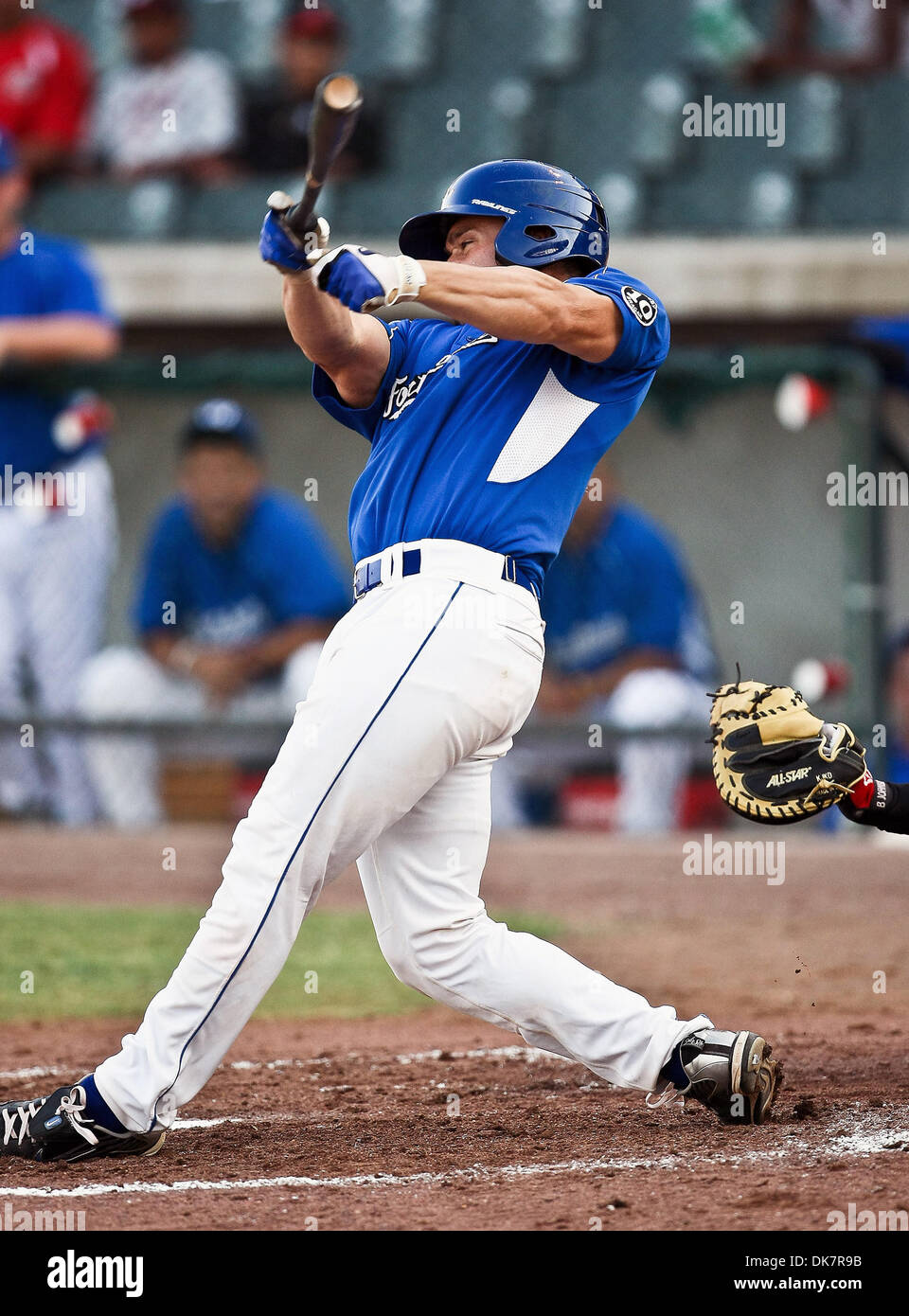 June 28, 2011 - Fort Worth, Texas, U.S - Fort Worth Cats Catcher Kelley ...