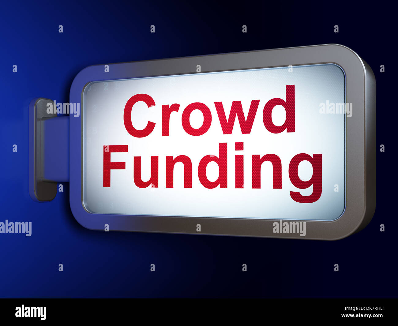 Business concept: Crowd Funding on billboard background Stock Photo - Alamy