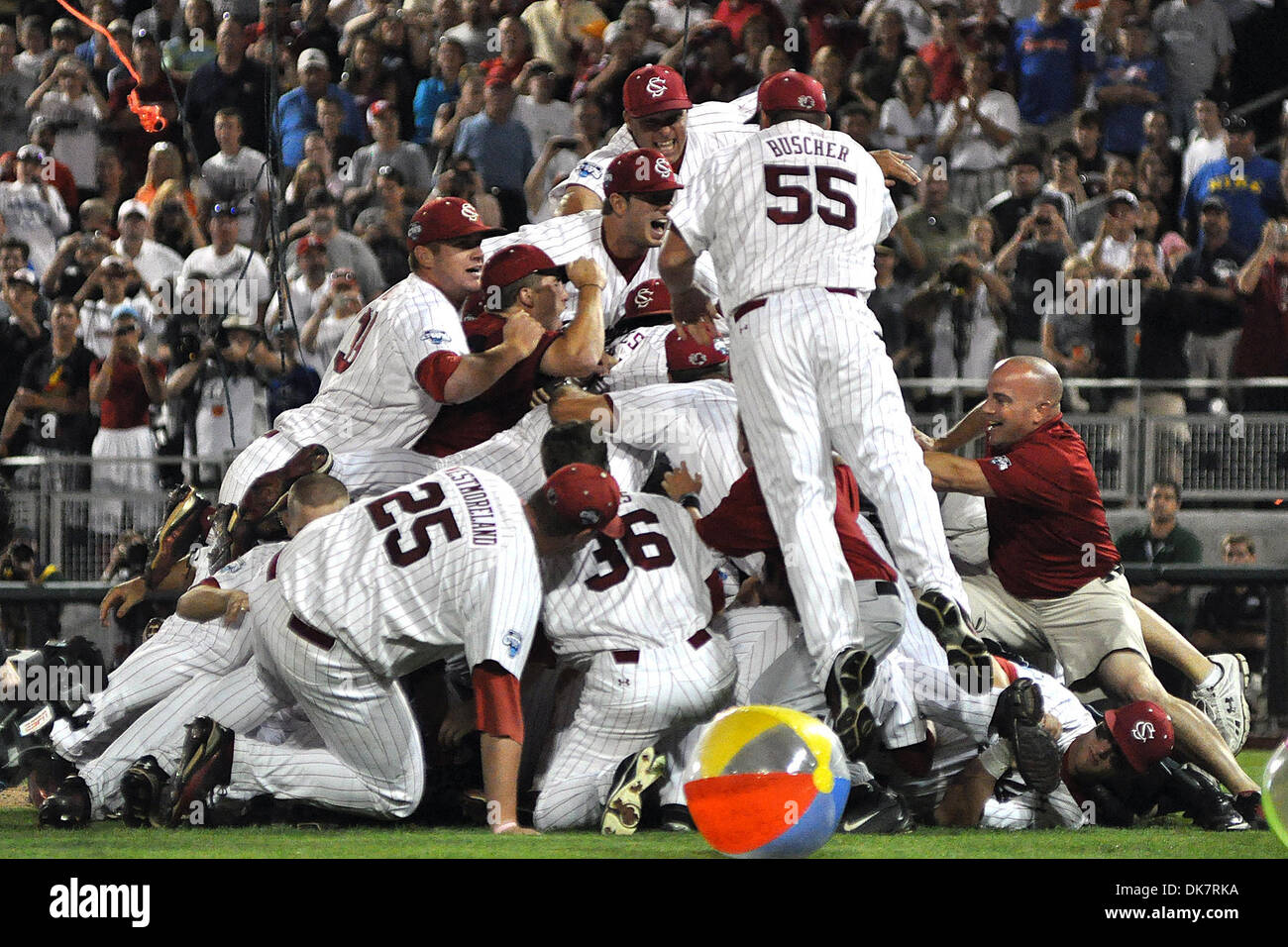 June 28, 2011 - Omaha, Nebraska, U.S - Assistant Coach Brian Buscher ...