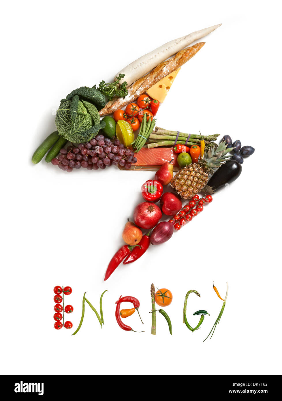 Fruits vegetables food energy hi-res stock photography and images - Alamy