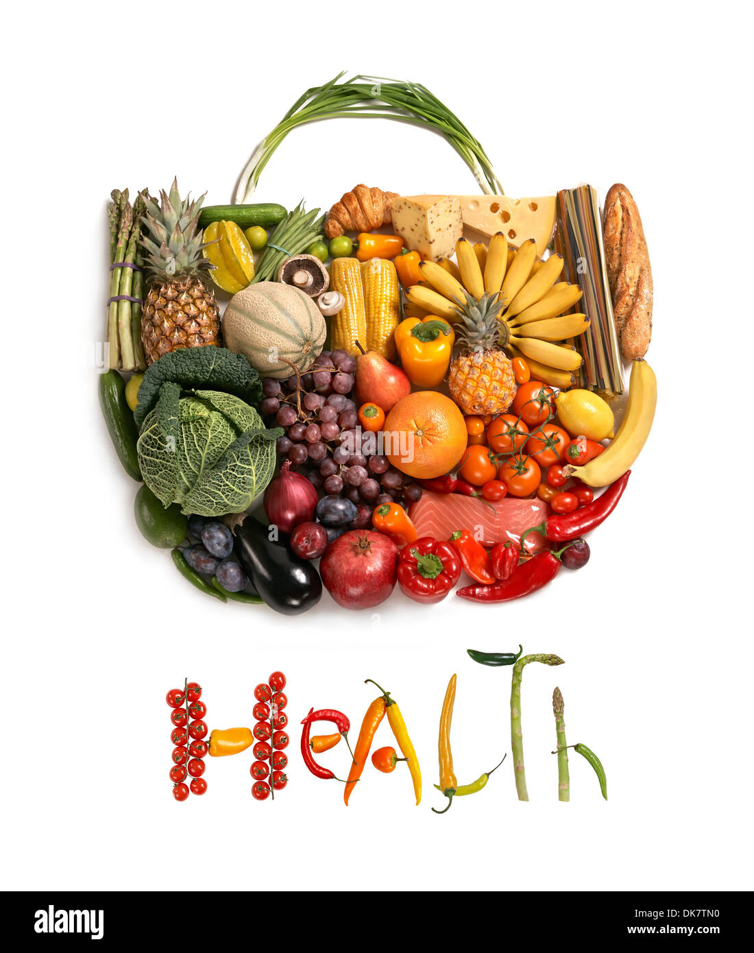 Healthy foods metaphor hi-res stock photography and images - Alamy