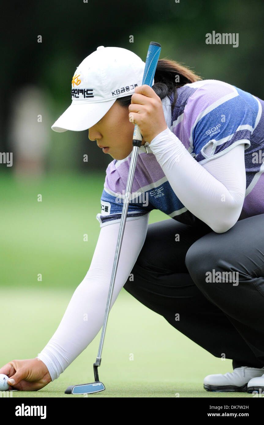 June 25, 2011: Amy Yang during the third round of the Wegmans LPGA ...