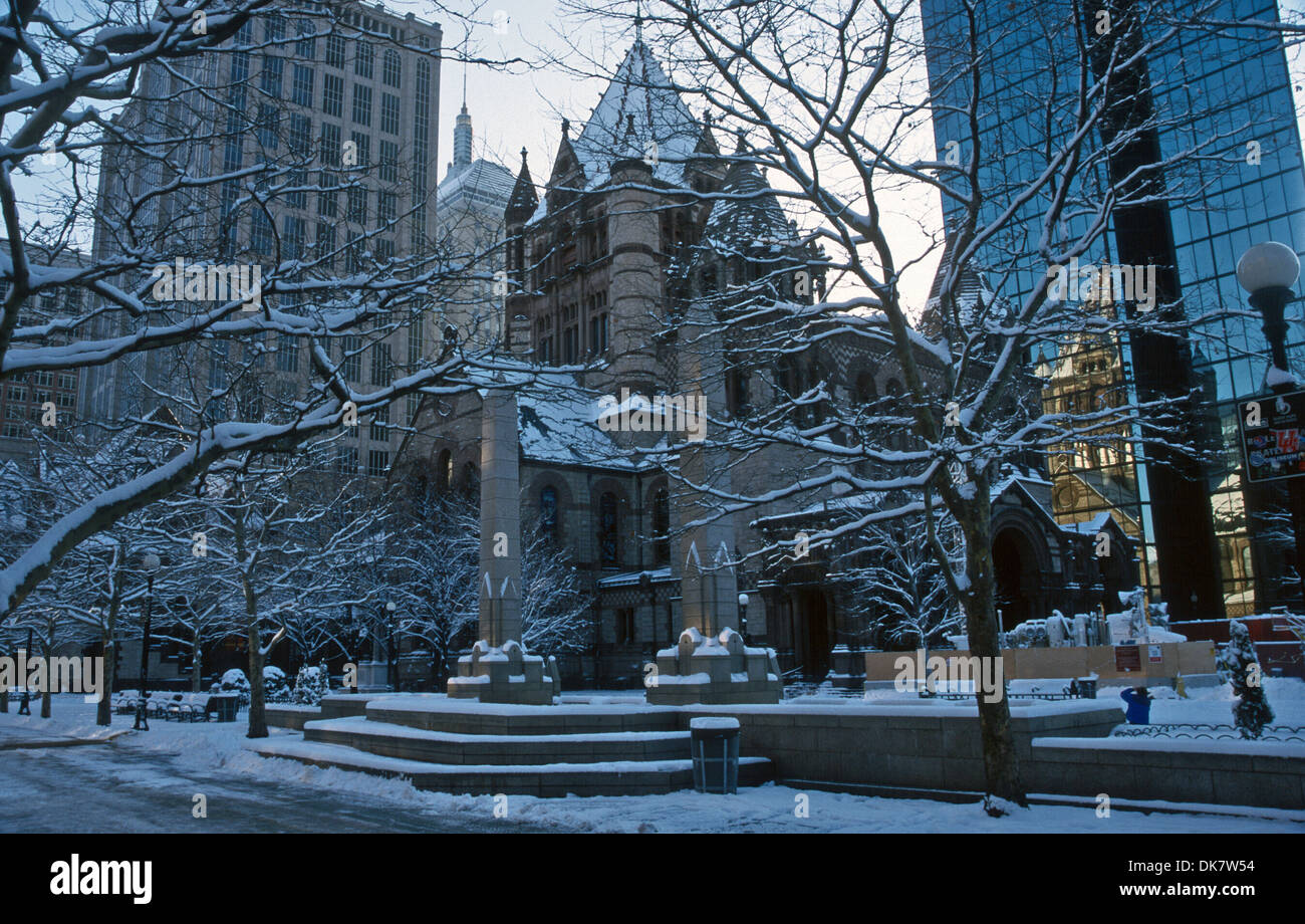 Trinity church in boston hi-res stock photography and images - Alamy