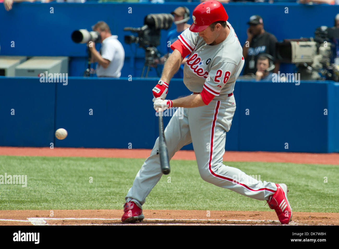 July 2, 2011 - Toronto, Ontario, Canada - Philadelphia Phillies Second ...