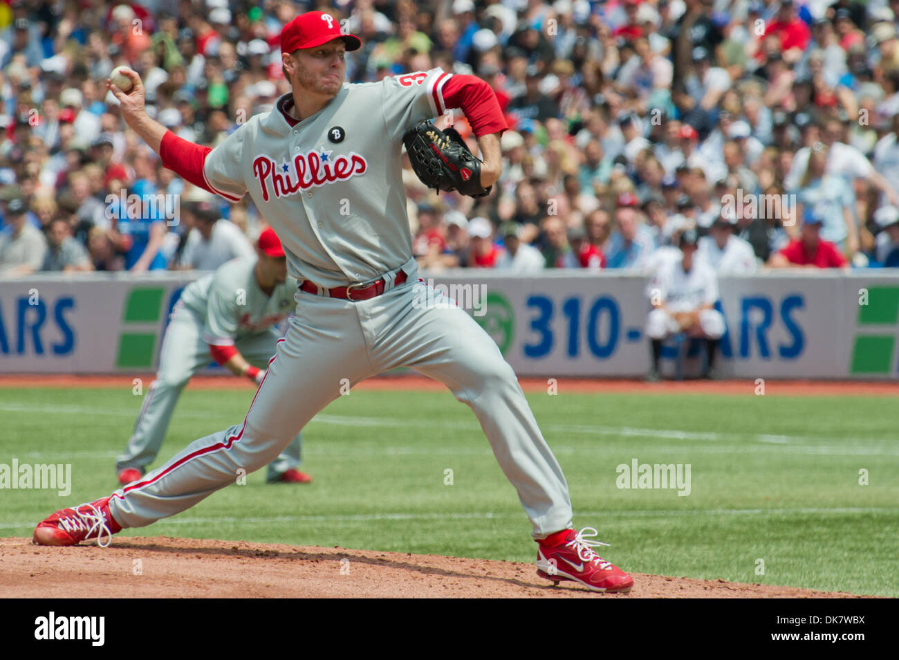 July 2, 2011 - Toronto, Ontario, Canada - Philadelphia Phillies Pitcher ...