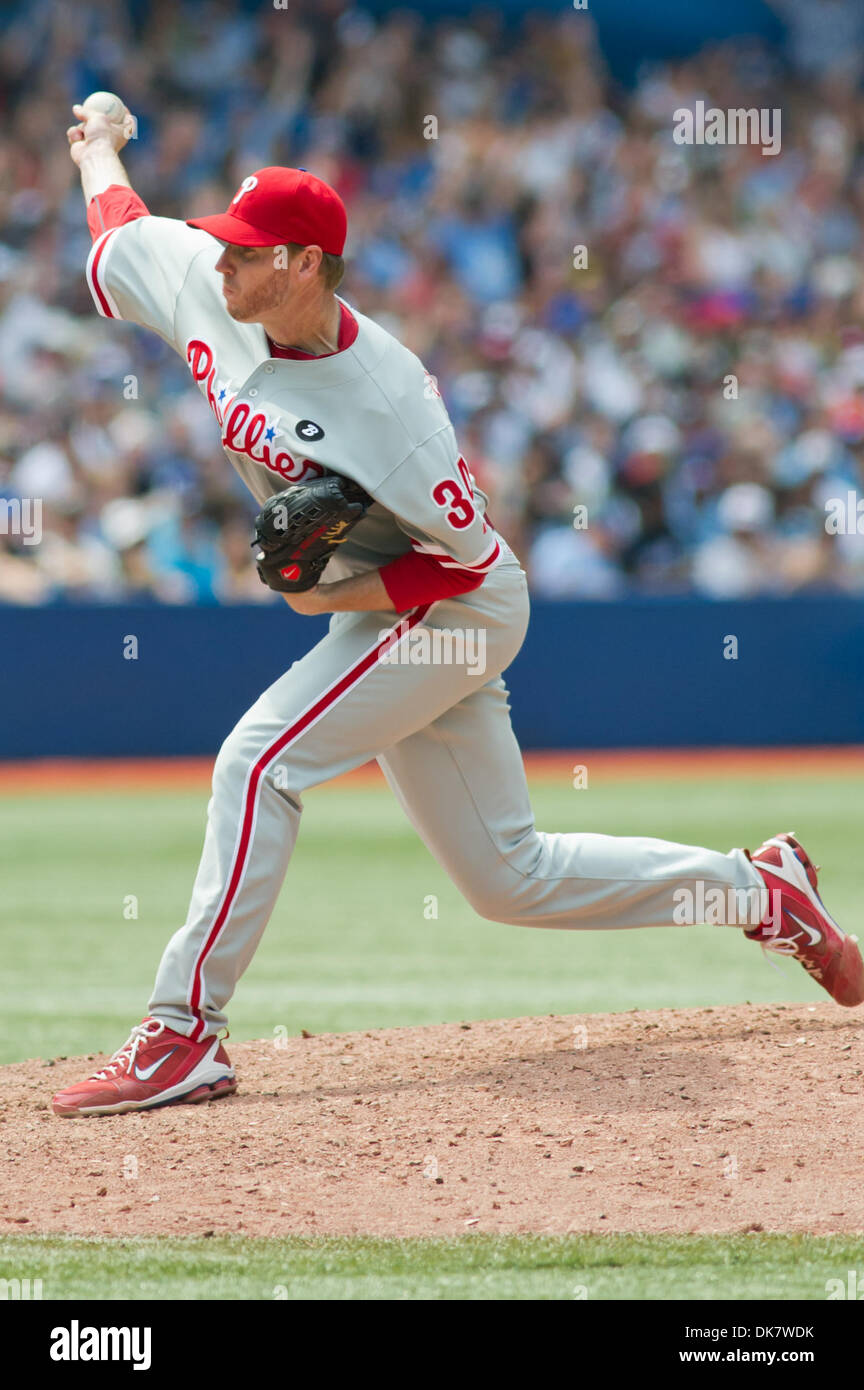 July 2, 2011 - Toronto, Ontario, Canada - Philadelphia Phillies Pitcher ...