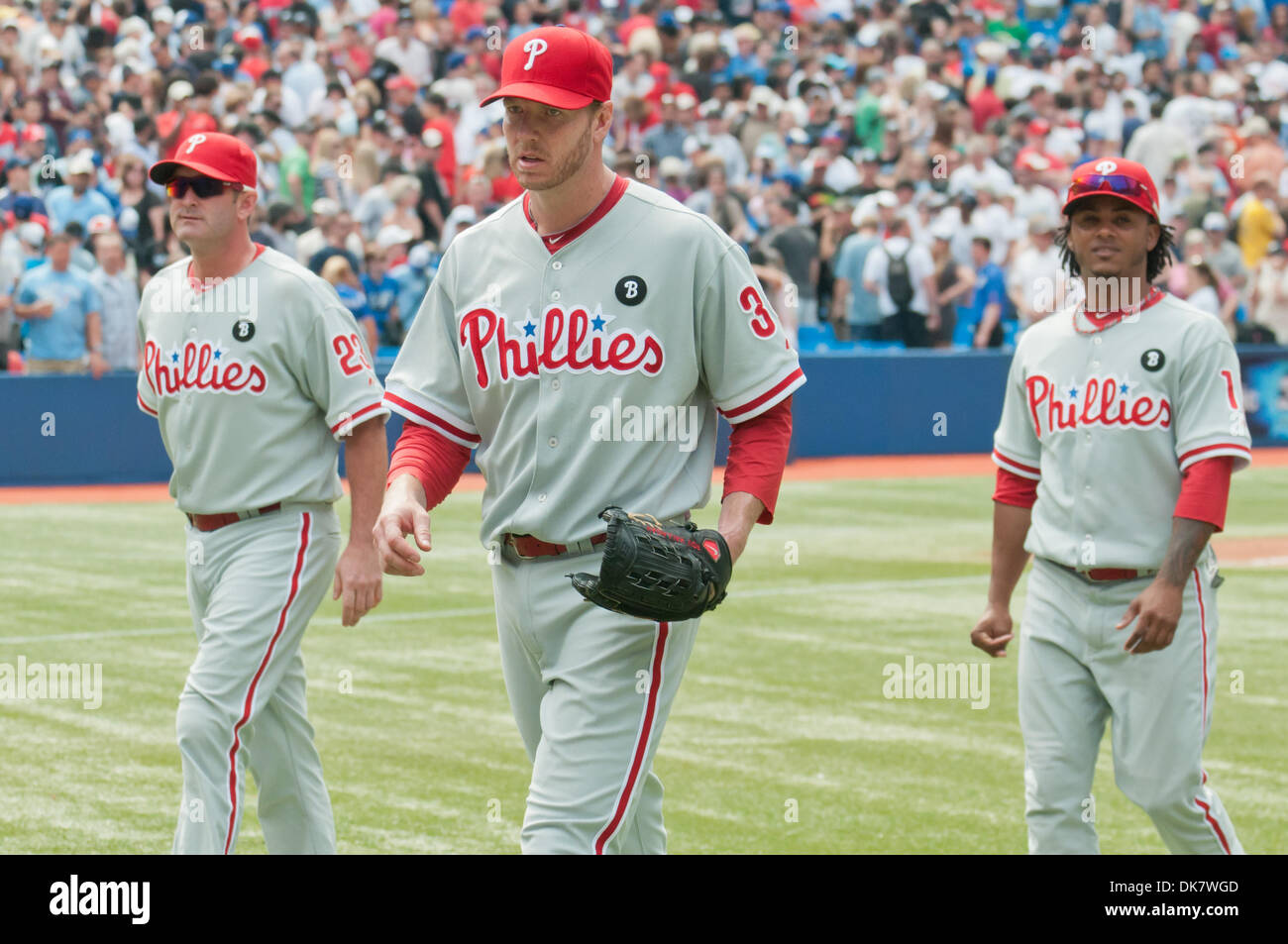 July 2, 2011 - Toronto, Ontario, Canada - Philadelphia Phillies Pitcher ...
