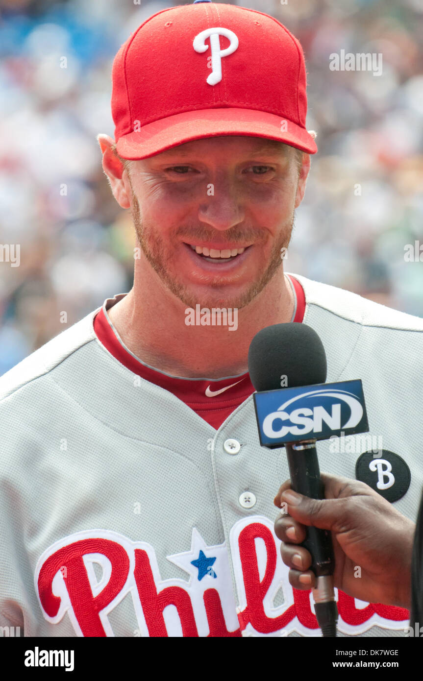 July 2, 2011 - Toronto, Ontario, Canada - Philadelphia Phillies Pitcher ...