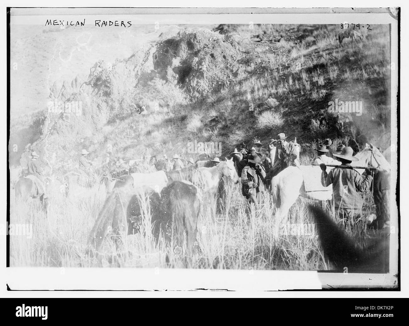 This image from the Library of Congress shows the Mexican Raiders ...