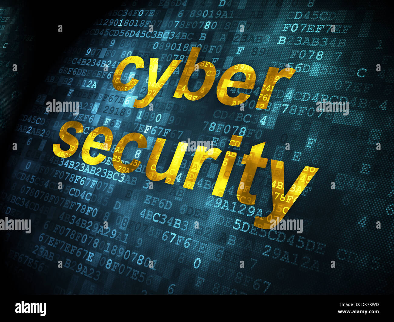 Safety concept: Cyber Security on digital background Stock Photo - Alamy