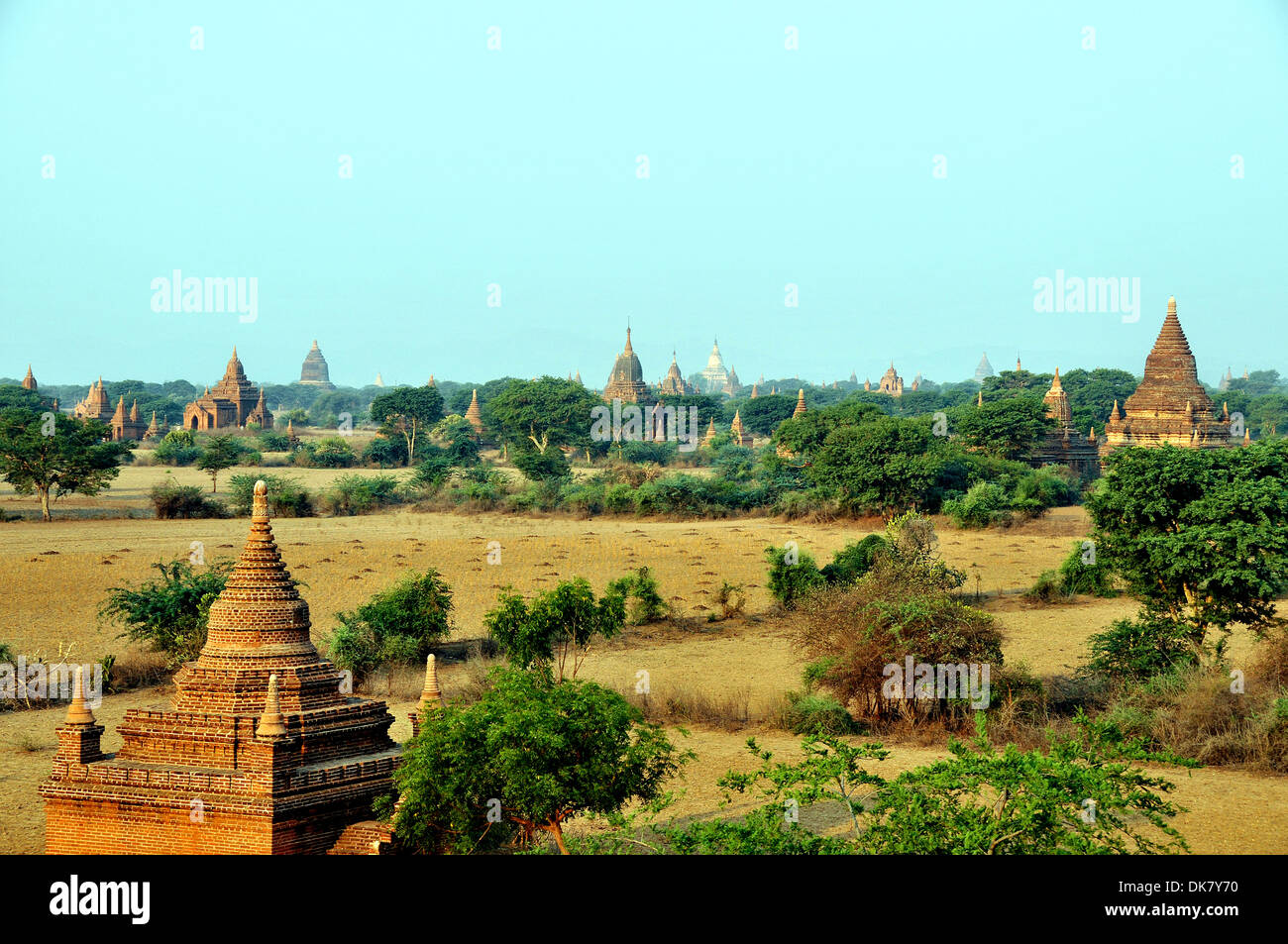pagodas Bagan Myanmar Stock Photo - Alamy