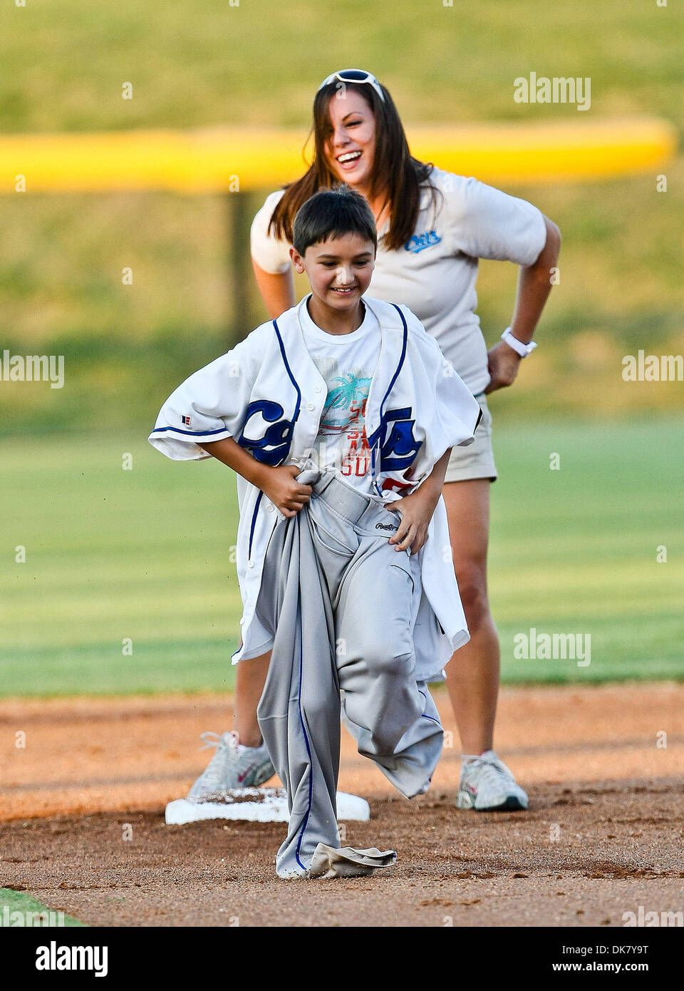 June 30, 2011 - Fort Worth, Texas, U.S - Fort Worth Cats fan Matthew ...