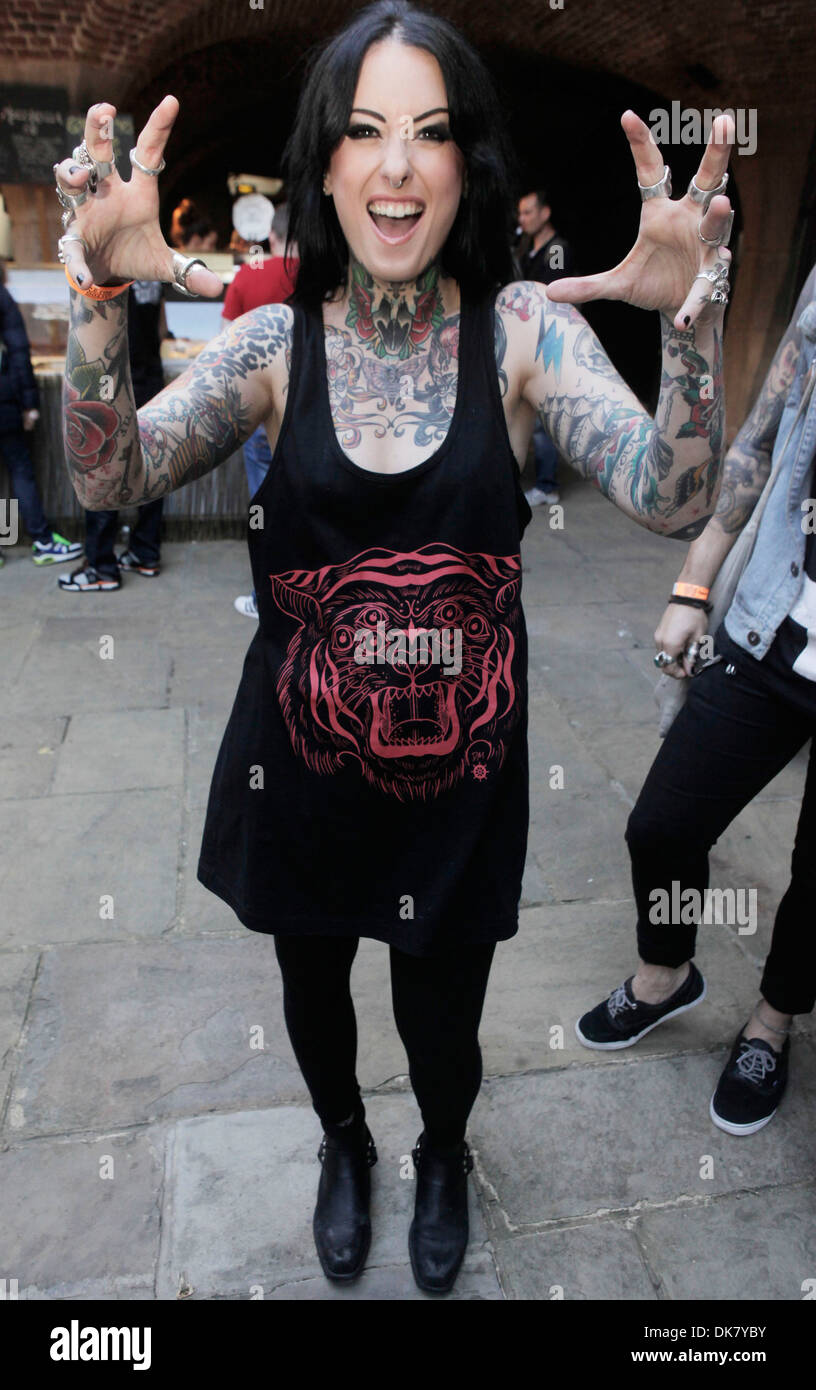 Hannah Lightspeed London Tattoo Convention held at Tobacco Dock - Day 2 ...