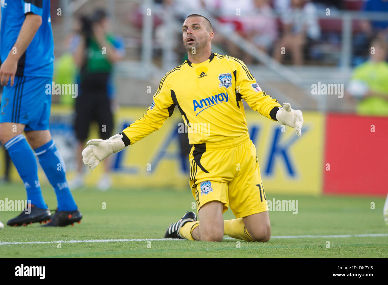 July 2, 2011 - Stanford, California, U.S - Earthquakes goalkeeper Jon ...