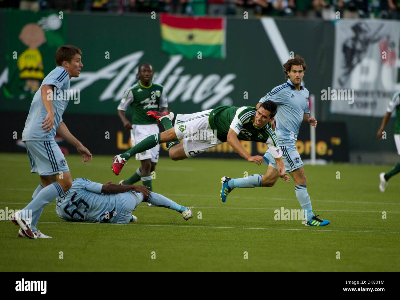 July 3, 2011 - Portland, OR, USA - The Portland Timbers Steve Purdy ...