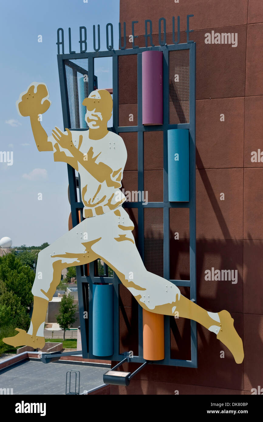 July 04, 2011 - Albuquerque, New Mexico, USA - Signage on the facade of ...