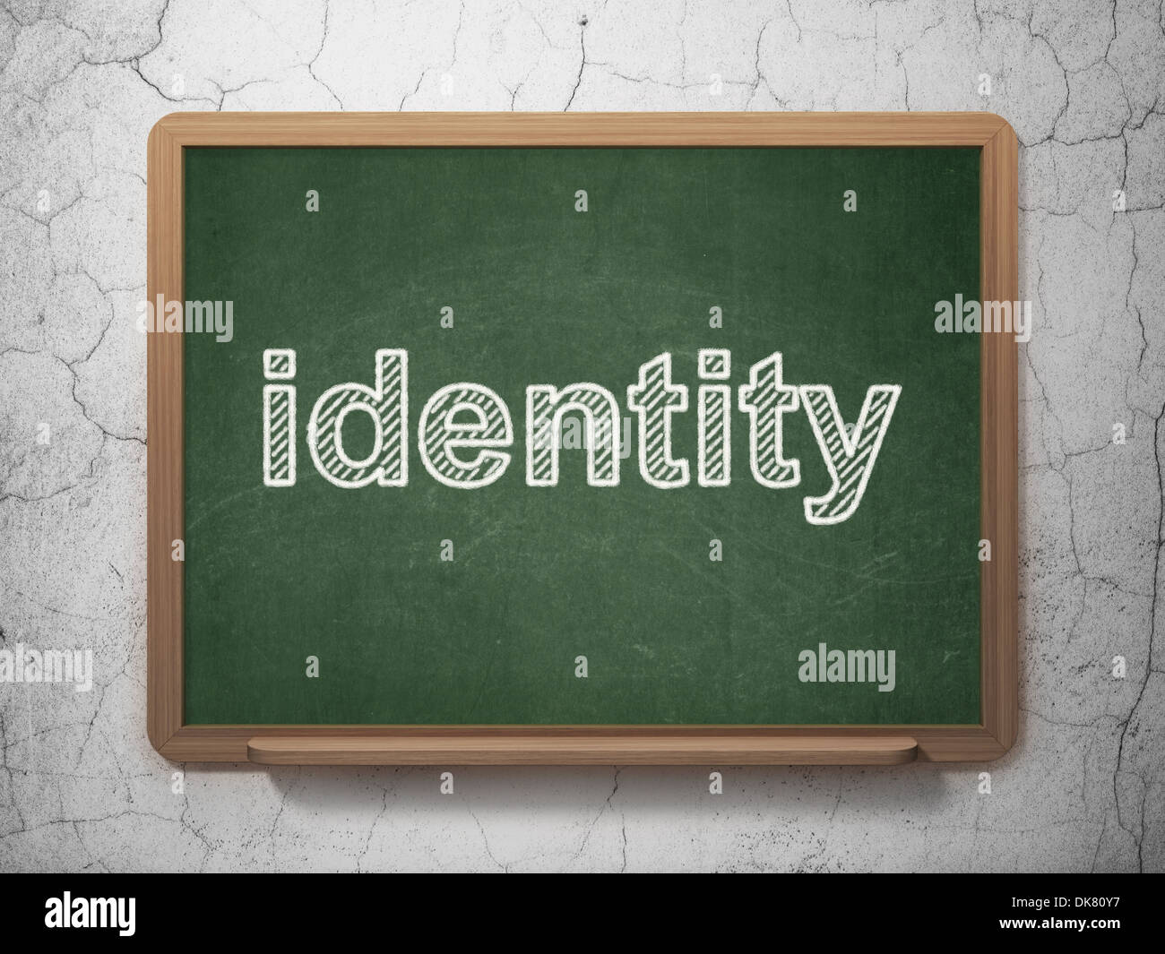 Security concept: Identity on chalkboard background Stock Photo - Alamy