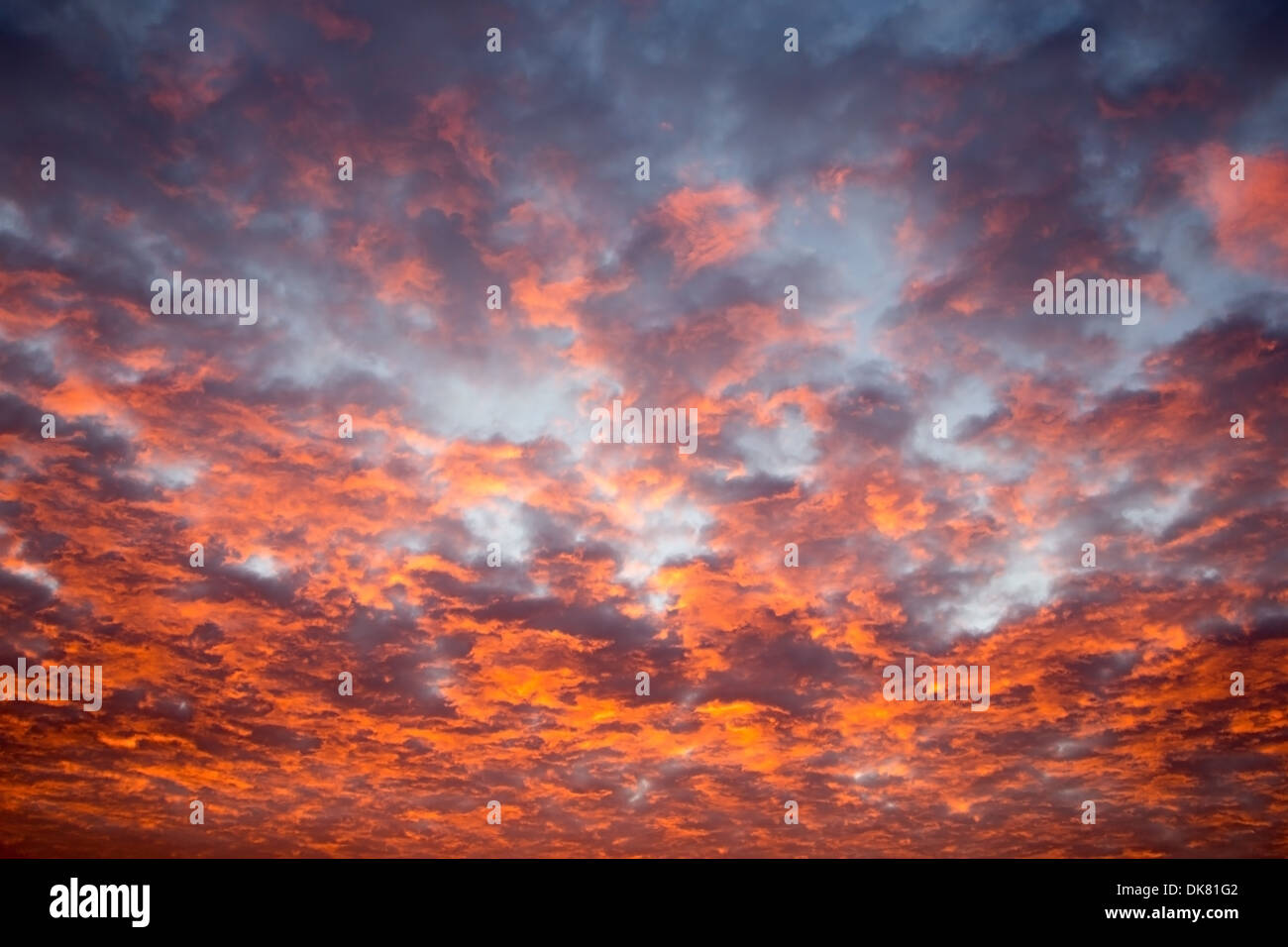 red cloudscape by sunset Stock Photo - Alamy