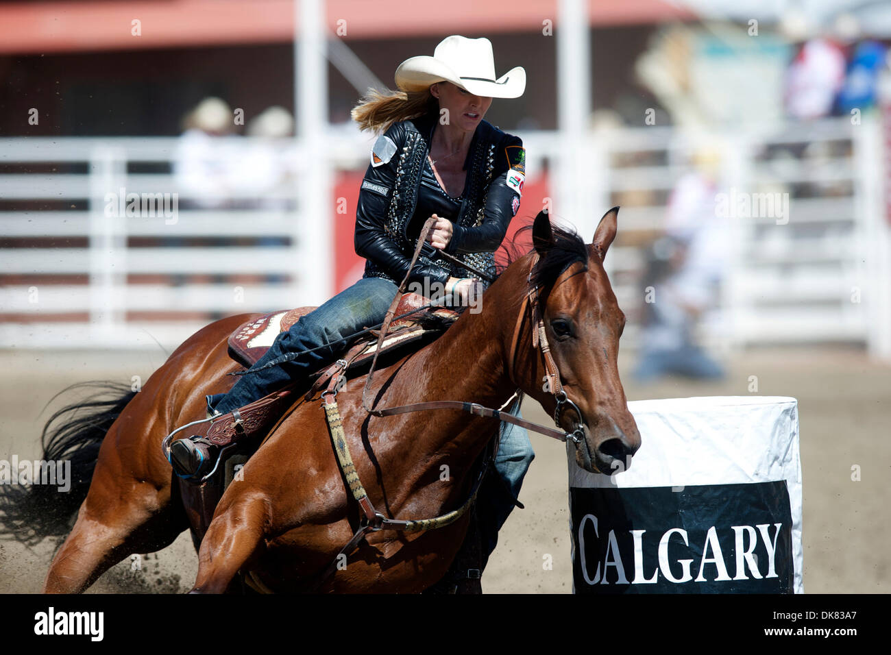 Calgary stampede cowboy cowgirl hi-res stock photography and images - Alamy