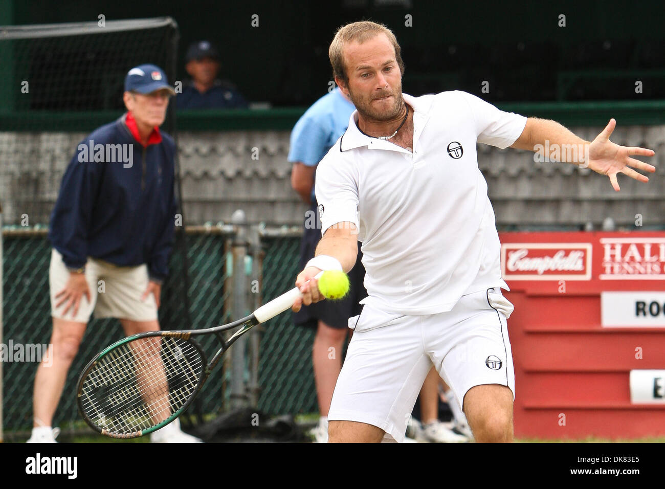 July 8, 2011 - Newport, Rhode Island, U.S - Rochus displays his ...