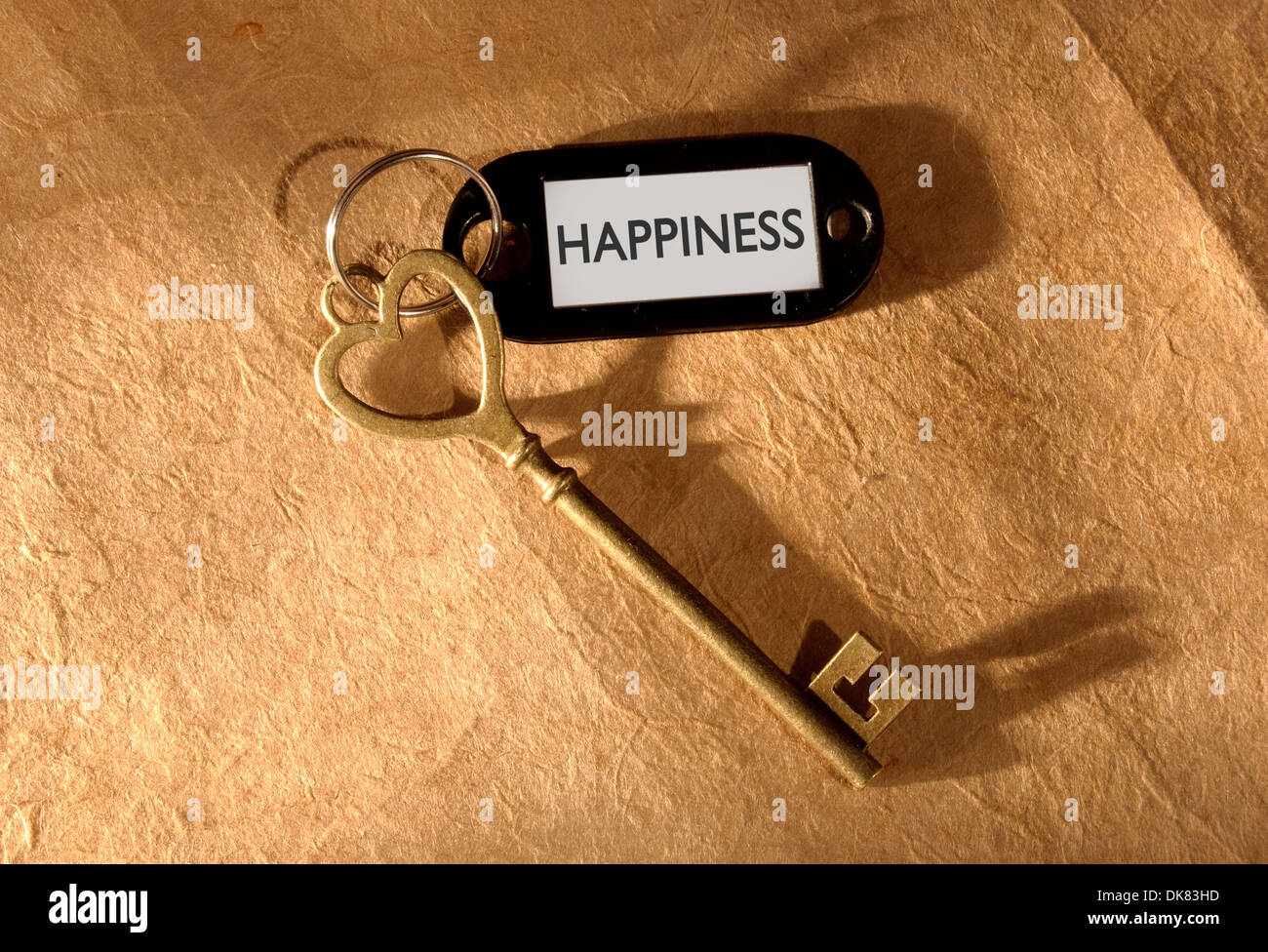 Key to happiness Stock Photo - Alamy