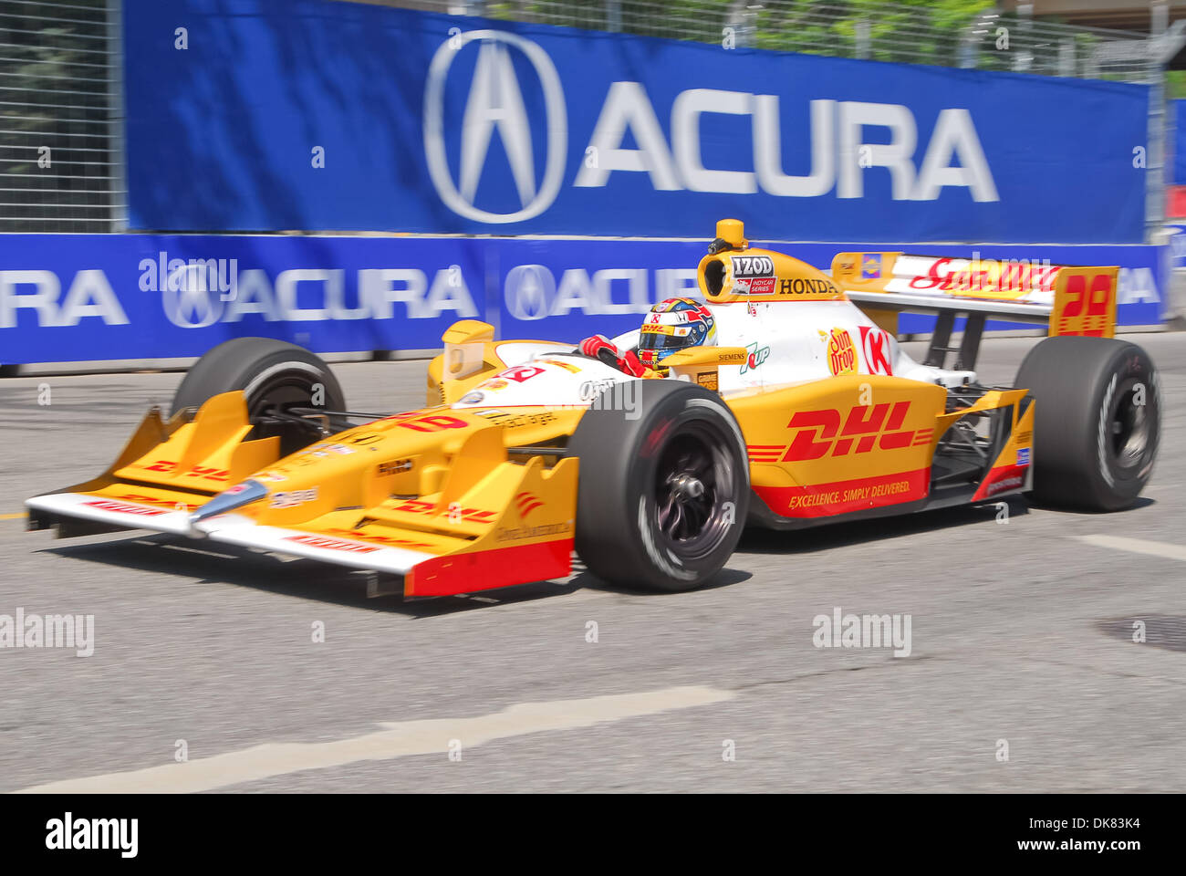 July 8, 2011 - Toronto, Ontario, Canada - Ryan Hunter-Reay driver of ...