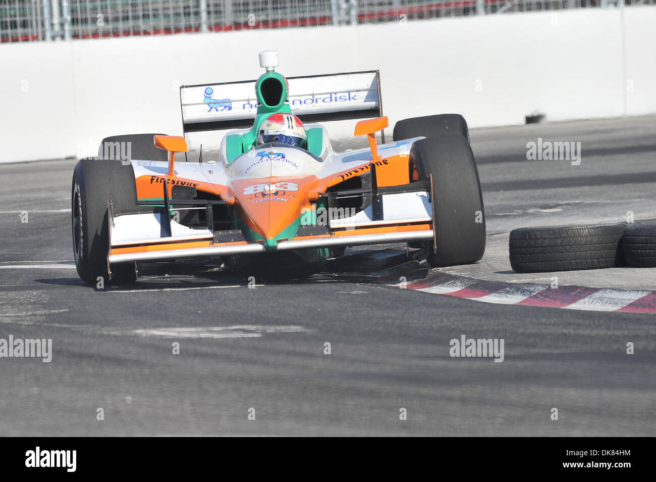 July 9, 2011 - Toronto, Ontario, Canada - Charlie Kimball driver of the ...
