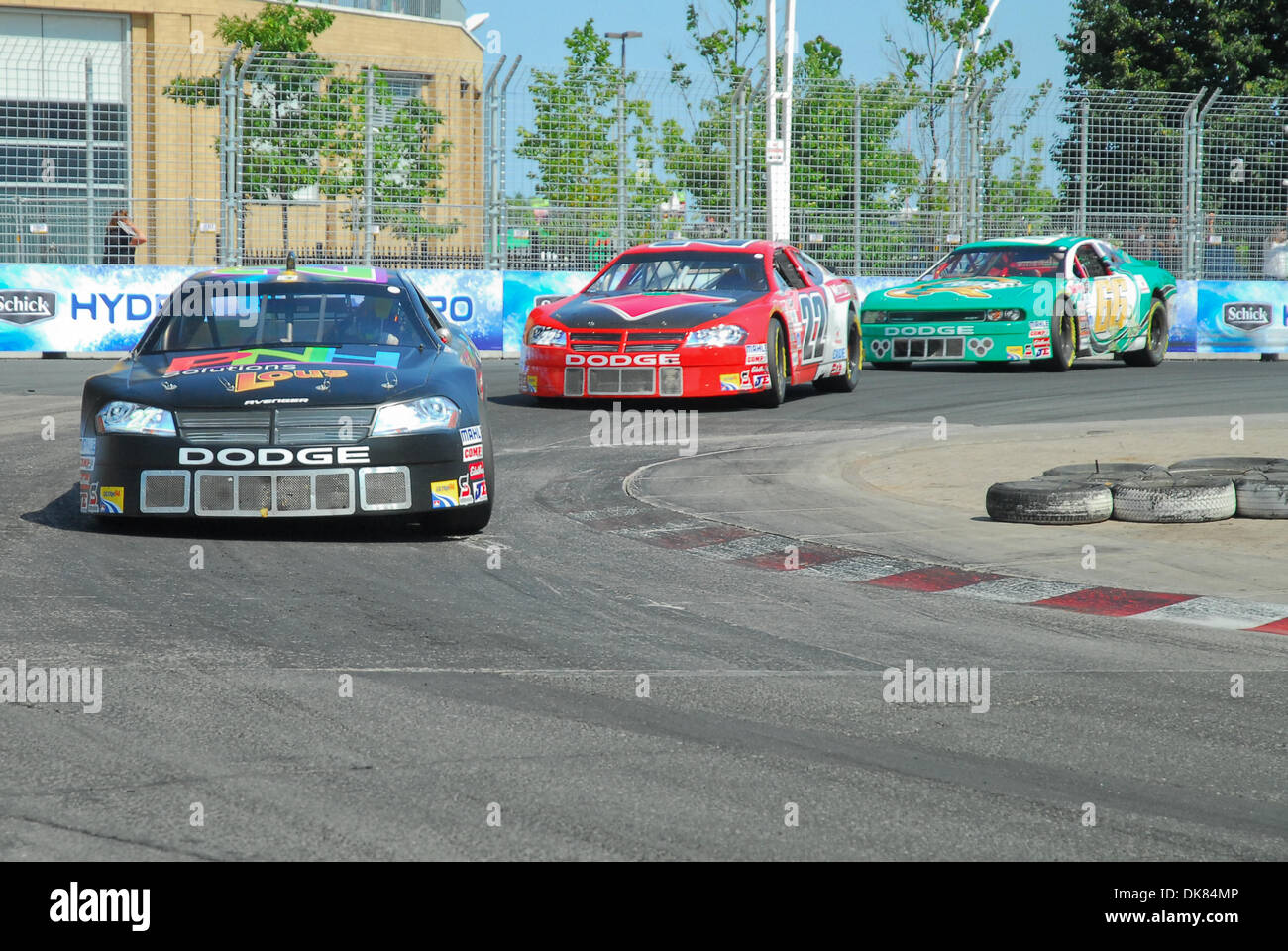 July 9, 2011 - Toronto, Ontario, Canada - The final laps of the NASCAR ...