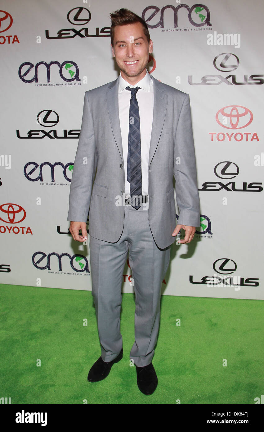 Lance Bass 2012 Environmental Media Awards held at Warner Bros Studios ...