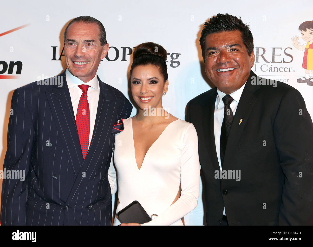 Alex Yemenidijian Eva Longoria George Lopez Padres Contra El Cancer's ...