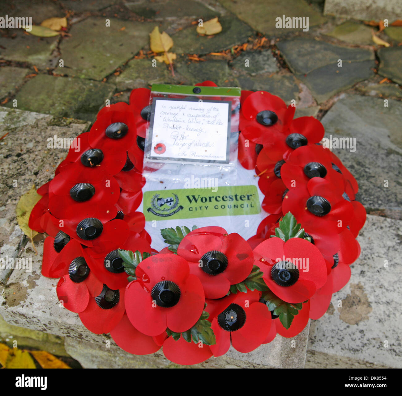 poppy wreath Woodbine Willie Reverend Geoffrey Studdert Kennedy St ...