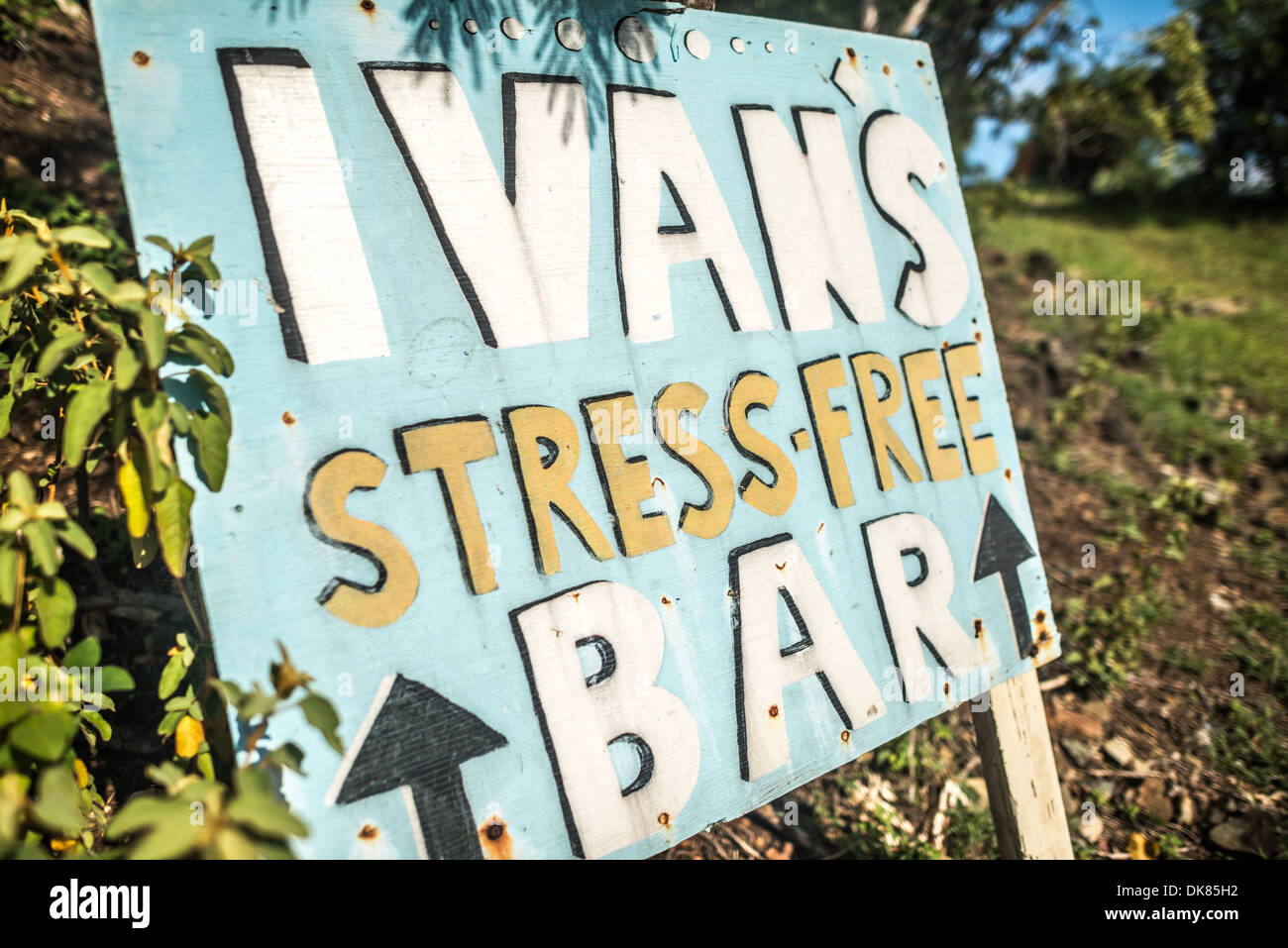 Ivan's Bar Sign White Bay Jost Van Dyke British Virgin Islands // A ...