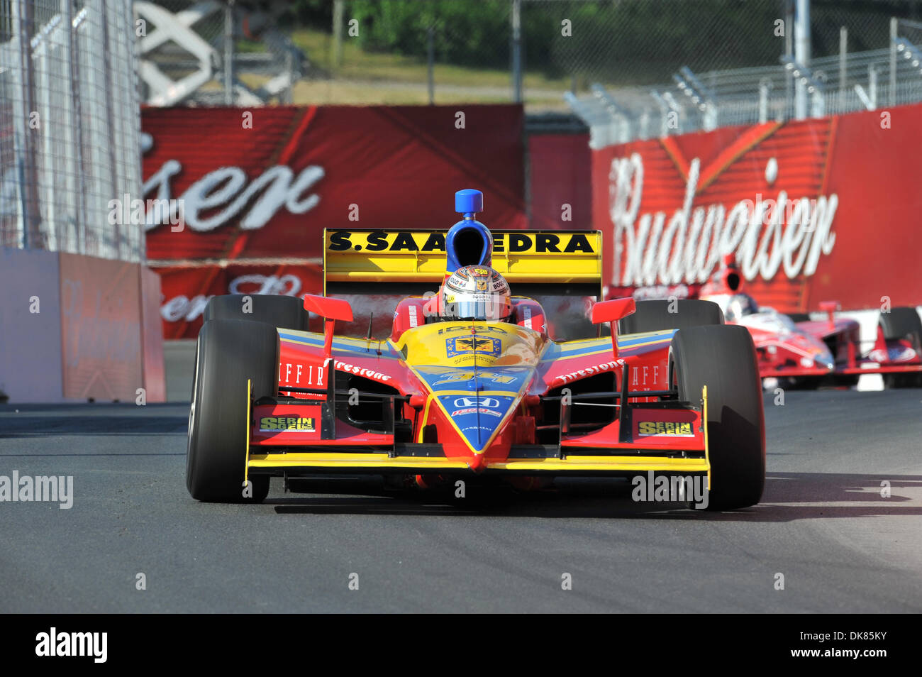 July 9, 2011 - Toronto, Ontario, Canada - Sebastian Saavedra exits turn ...