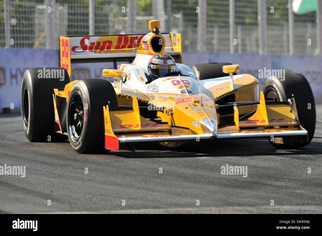 July 9, 2011 - Toronto, Ontario, Canada - Ryan Hunter-Reay enters turn ...
