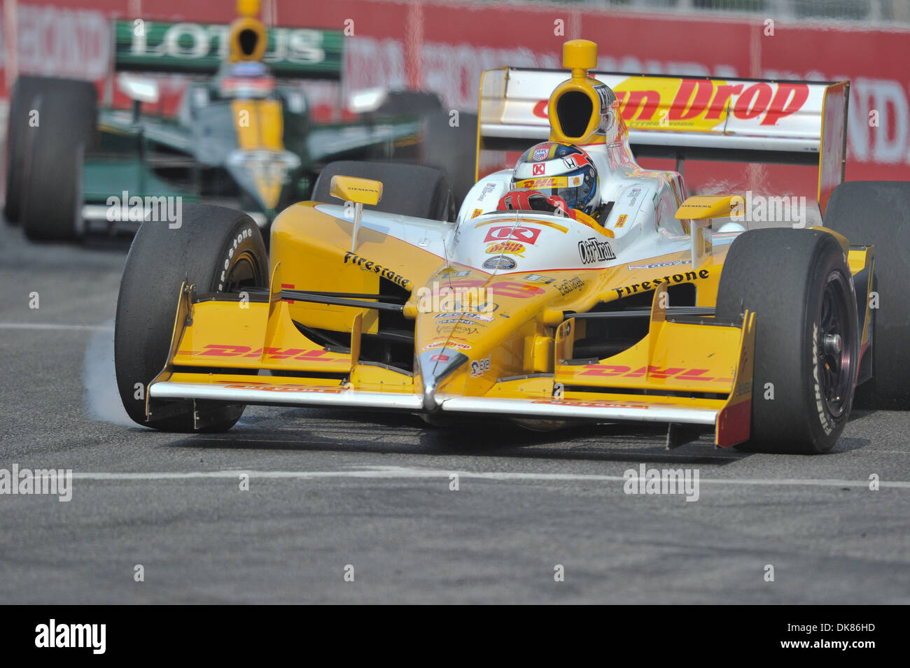 July 10, 2011 - Toronto, Ontario, Canada - Ryan Hunter-Reay driver of ...