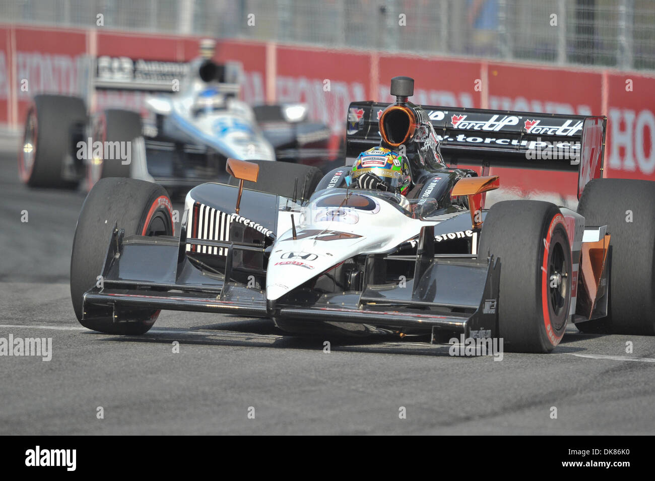 July 10, 2011 - Toronto, Ontario, Canada - Alex Tagliani driver of the ...