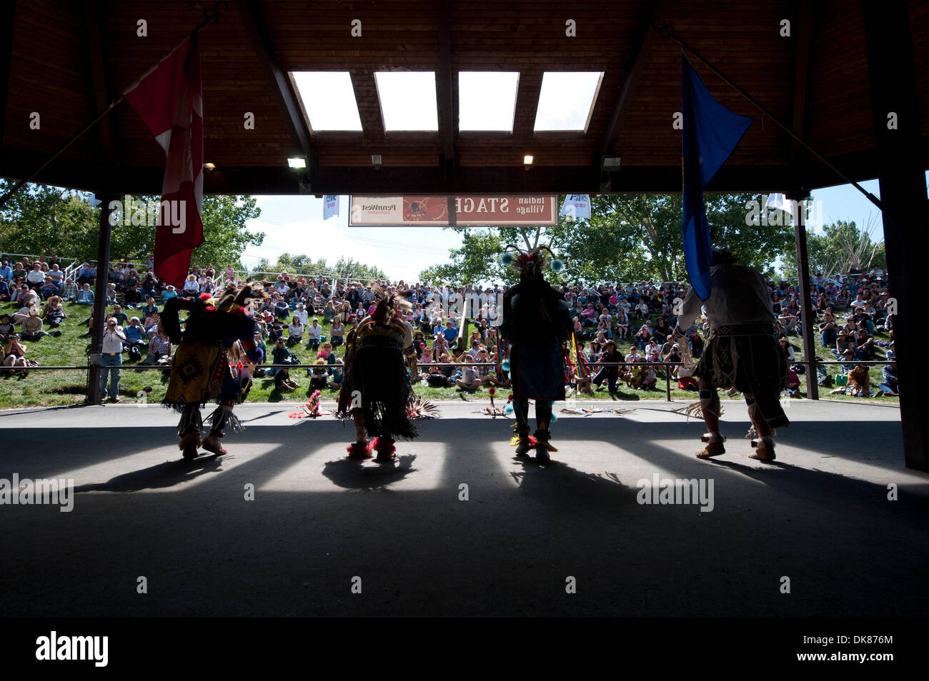 Calgary stampede indian village hi-res stock photography and images - Alamy