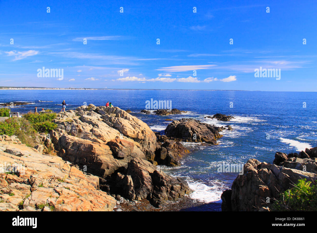 Marginal Way, Ogunquit, Maine, USA Stock Photo - Alamy