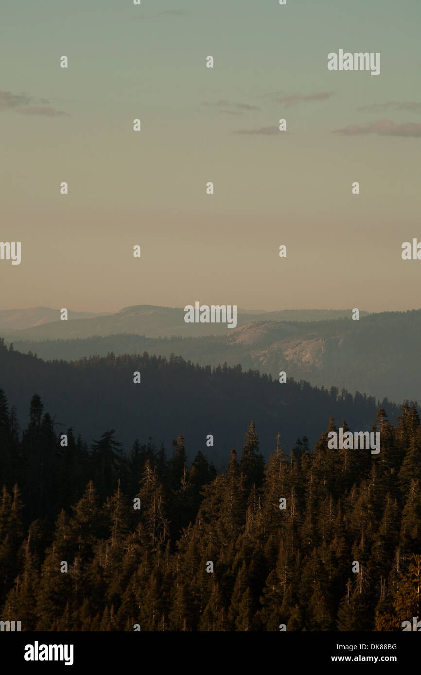 View out across Sequoia National Park Stock Photo - Alamy