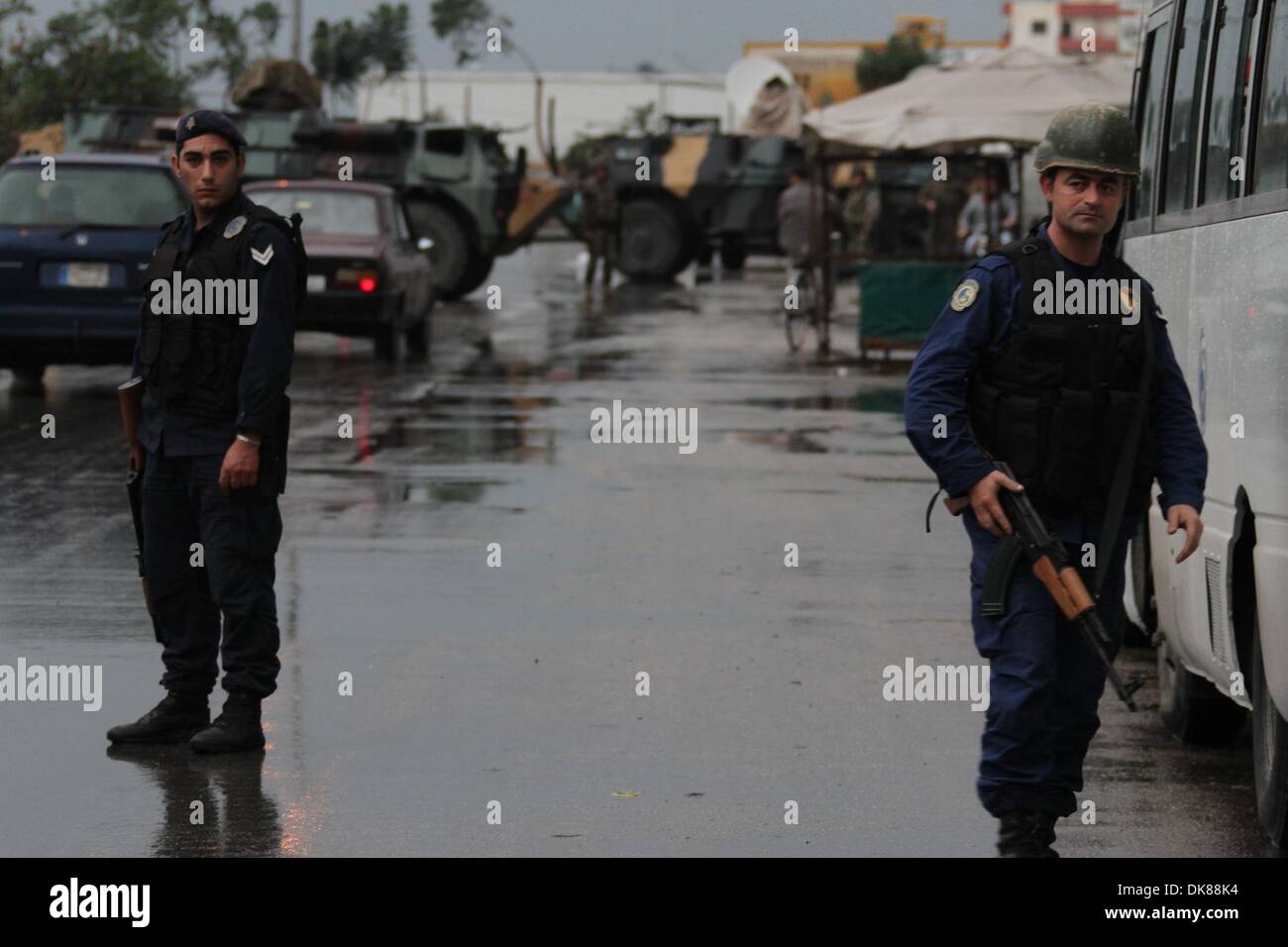 Beirut, Lebanon. 3rd Dec, 2013. The Lebanese army and security forces ...