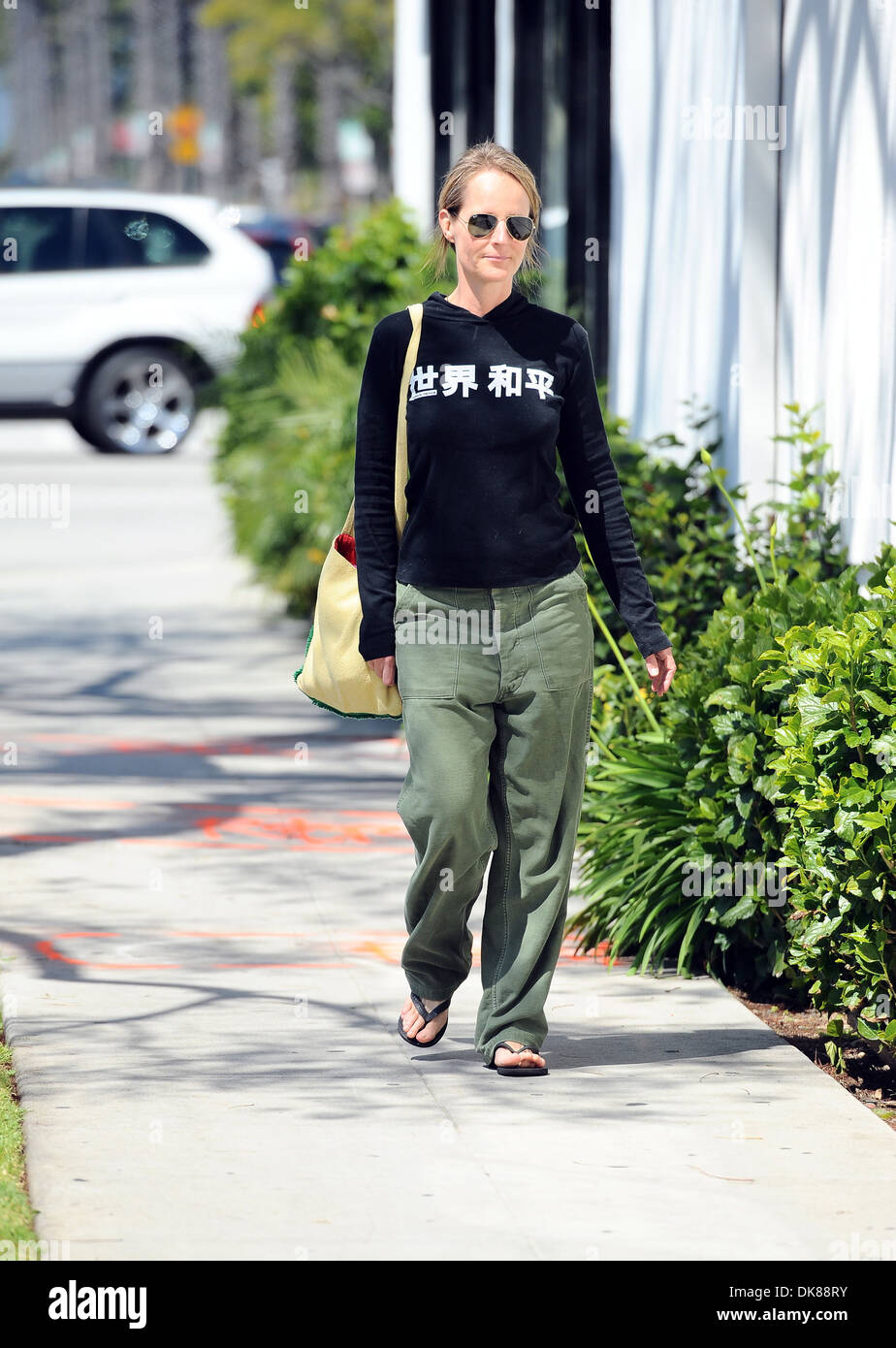 Helen Hunt seen out and about Brentwood, California - 21.03.12 Stock ...