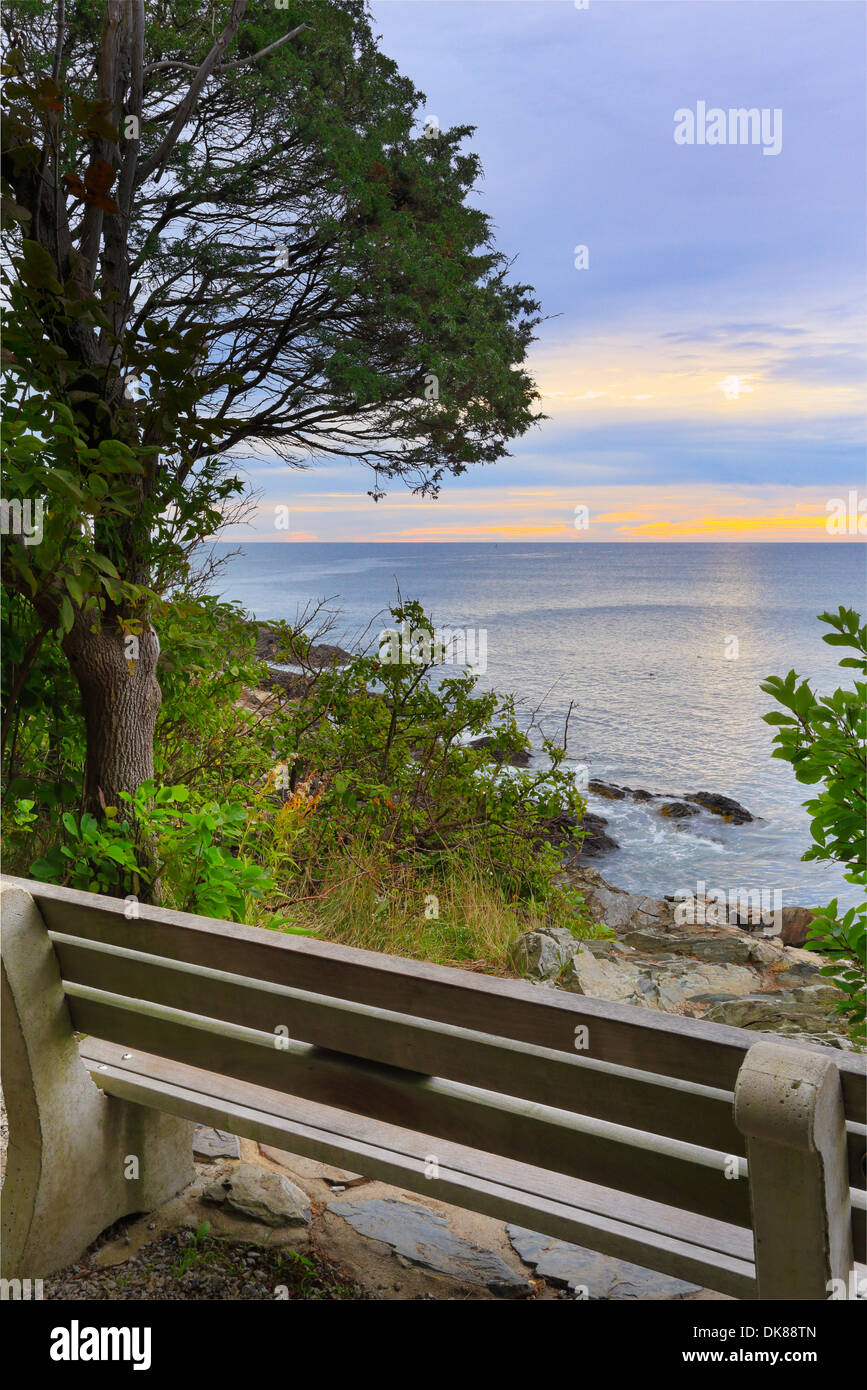 Sunrise, Marginal Way, Ogunquit, Maine, USA Stock Photo - Alamy