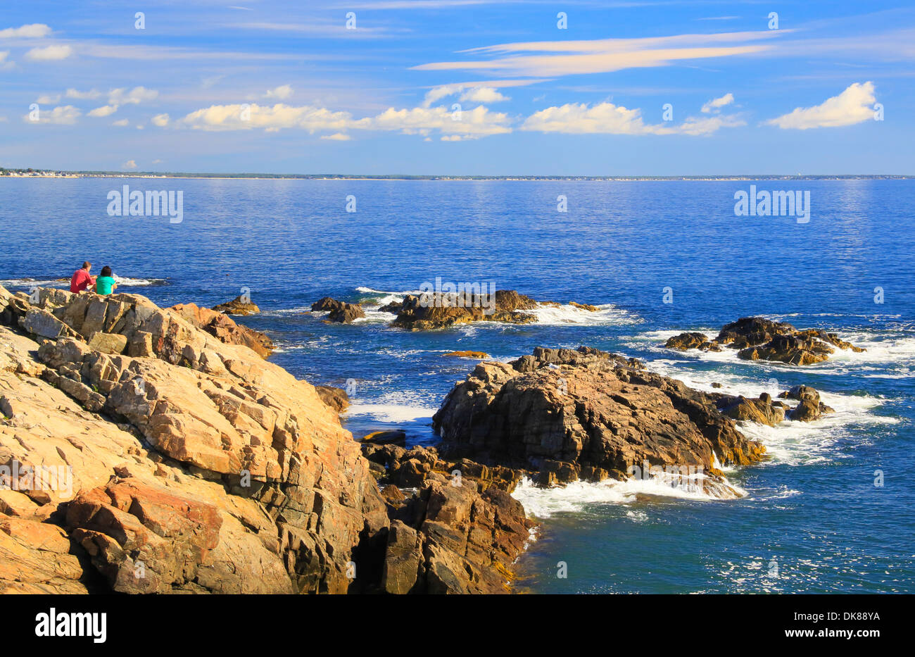 Marginal Way, Ogunquit, Maine, USA Stock Photo - Alamy