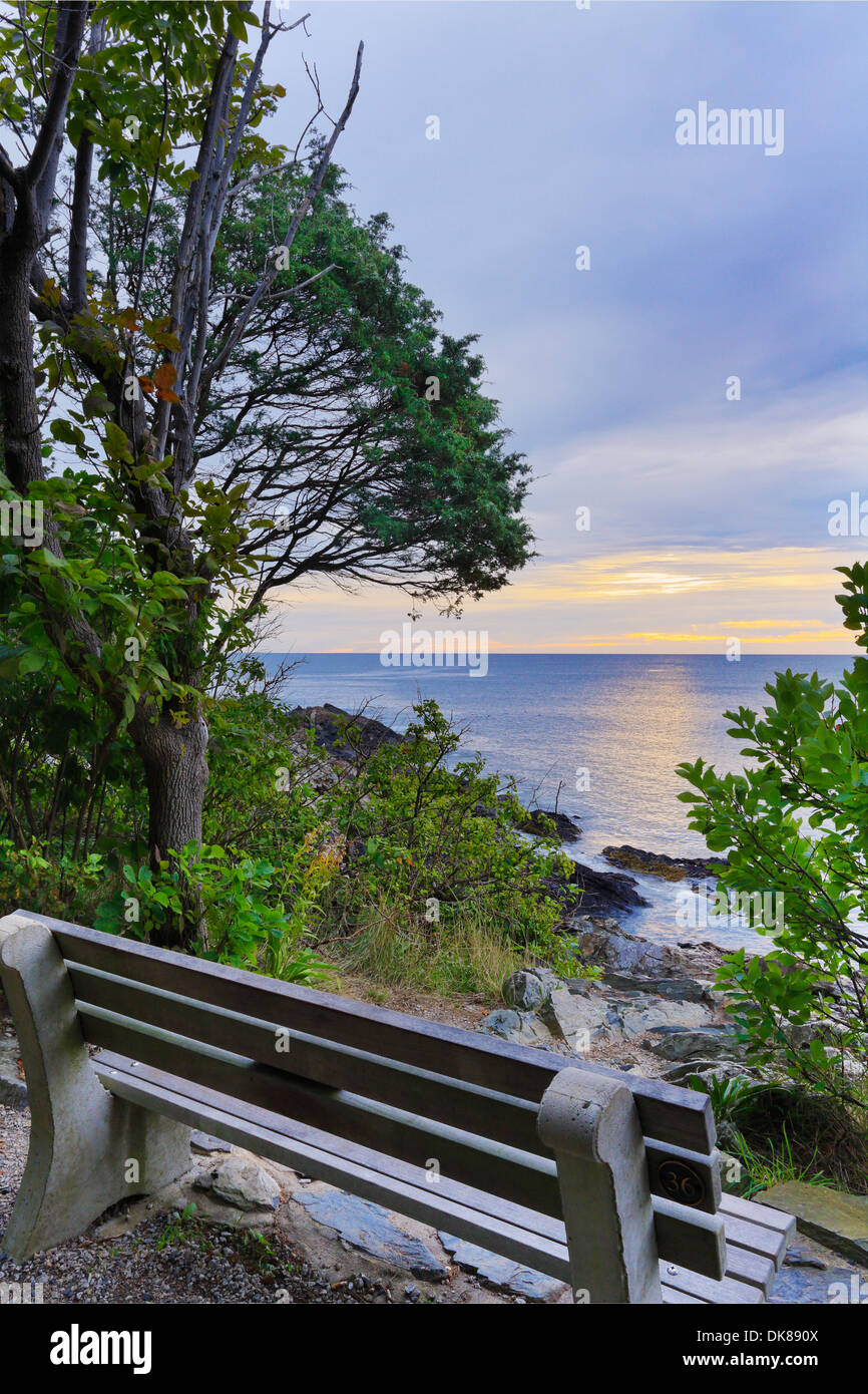 Sunrise, Marginal Way, Ogunquit, Maine, USA Stock Photo - Alamy