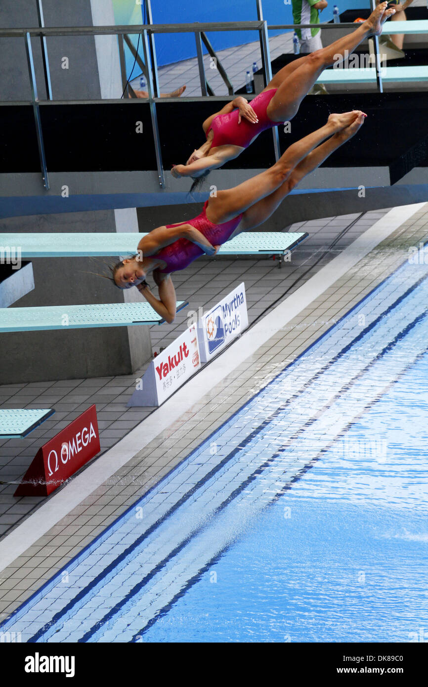 July 16, 2011 - Shanghai, China - The Hungarian team of FLORA GONDOS ...