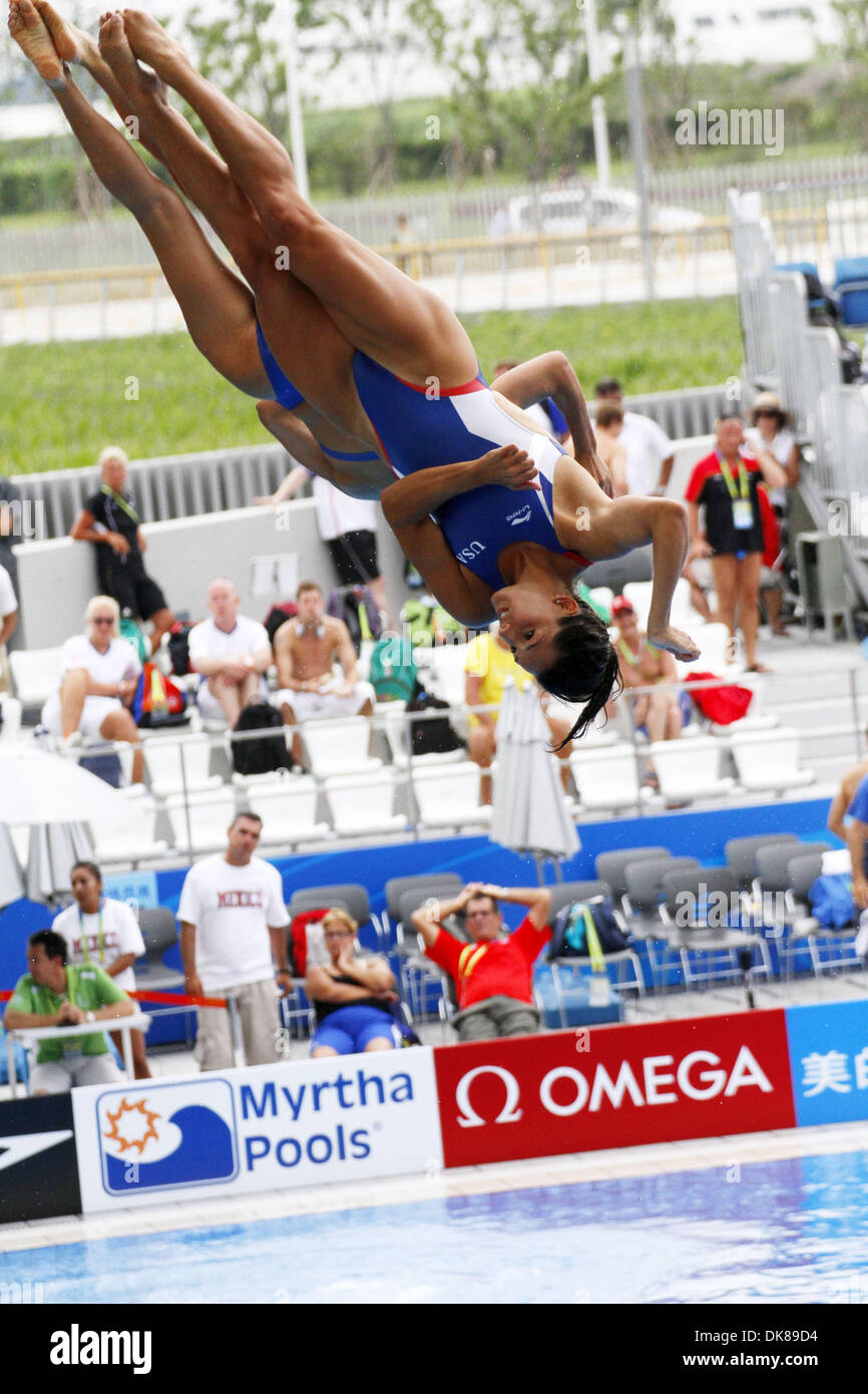 July 16, 2011 - Shanghai, China - CHRISTINA LOUKAS and KASSIDY COOK of ...
