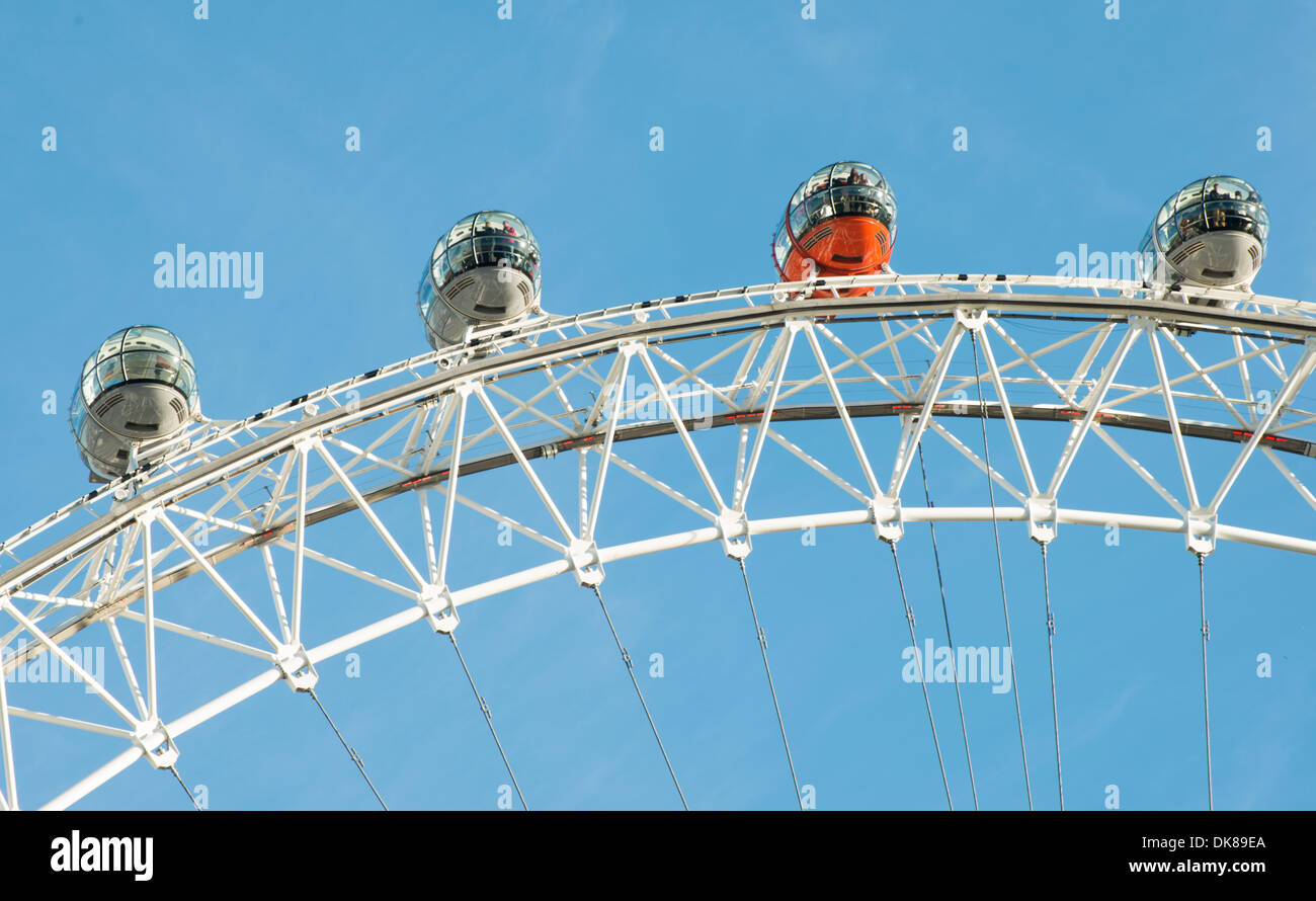 The eye Symbol of London. Blue sky Stock Photo - Alamy