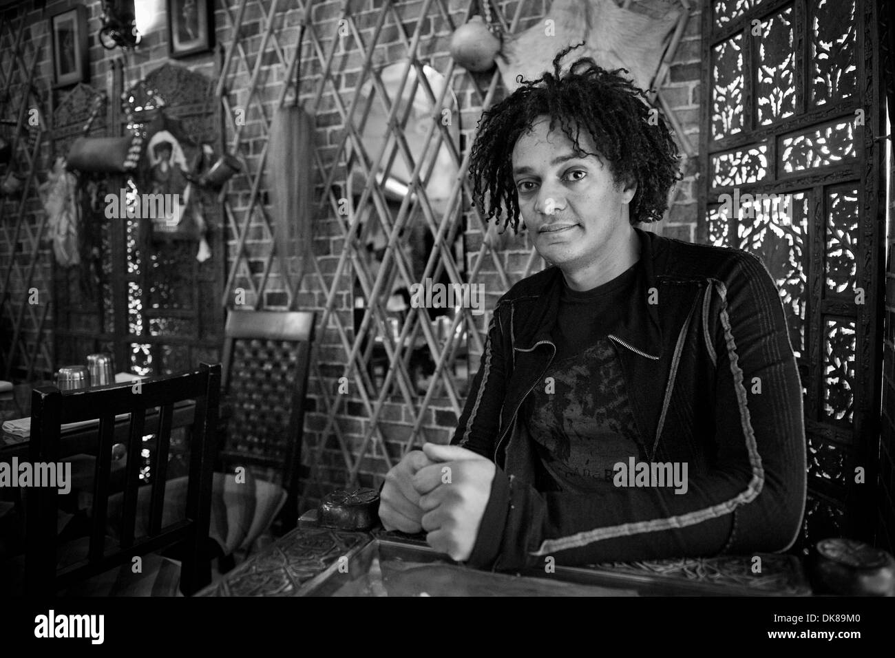 Italy, Milan, Warsa eritrean restaurant, Biniam Sagai Stock Photo - Alamy