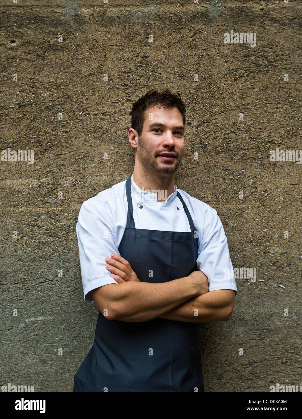 Portrait of chef Ronny Emborg, AOC Restaurant, Copenhagen, Denmark ...